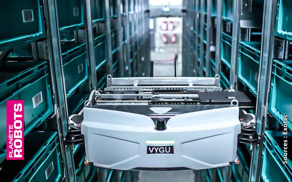Skypod de Exotec le robot français de manutention en trois dimensions ...