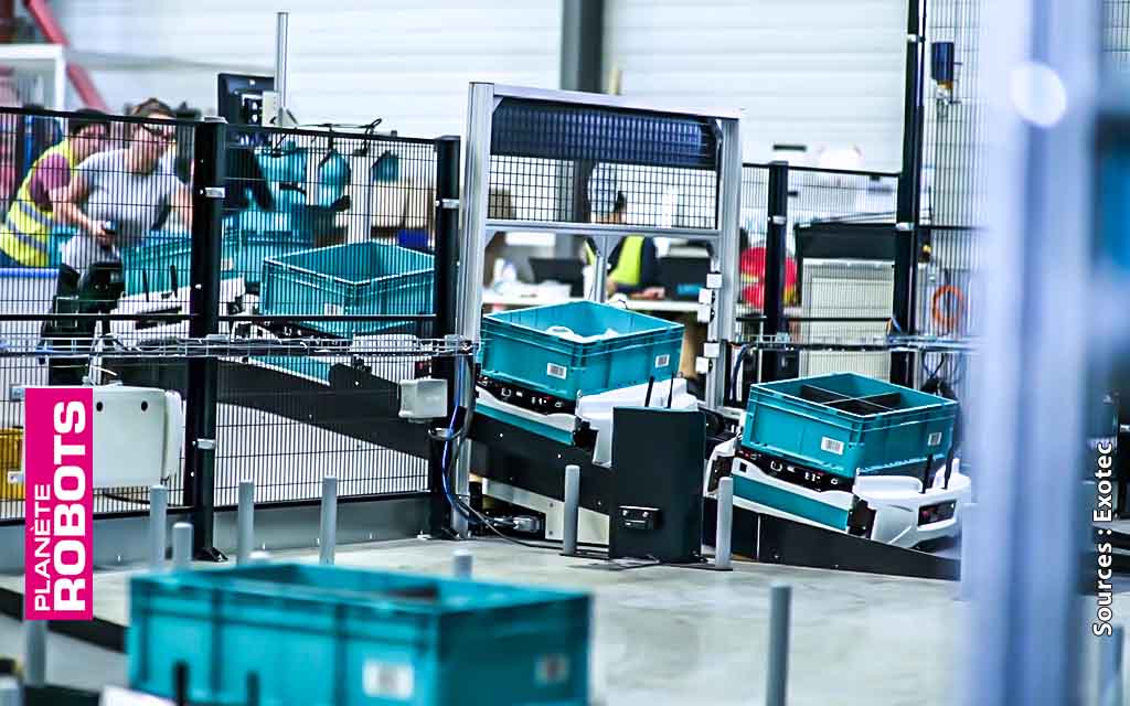 Skypod de Exotec le robot français de manutention en trois dimensions ...
